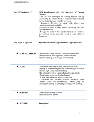 CV of Lisa | PDF