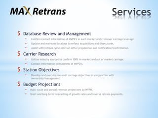 MAX Retrans | PPTX