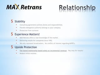 MAX Retrans | PPTX