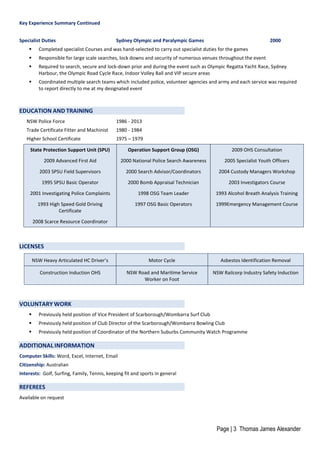 Tom Alexander resume | PDF