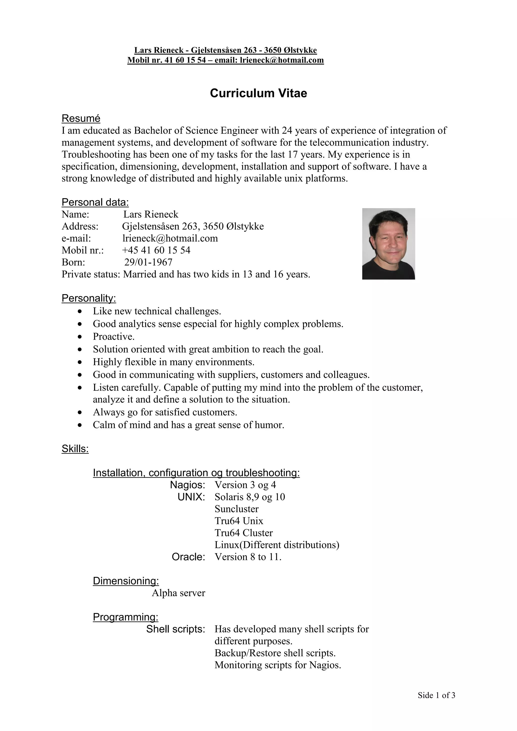 lars rieneck CV Version_7 - UK | PDF
