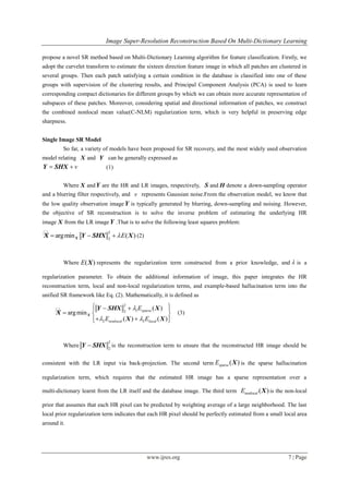 Image Super-Resolution Reconstruction Based On Multi-Dictionary Learning | PDF