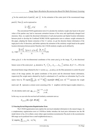 Image Super-Resolution Reconstruction Based On Multi-Dictionary Learning | PDF