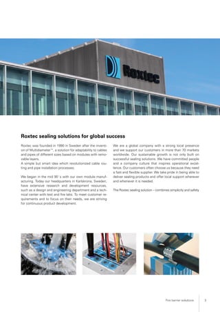 PMA_Roxtec_Firebarrier_solution (1) (2) | PDF