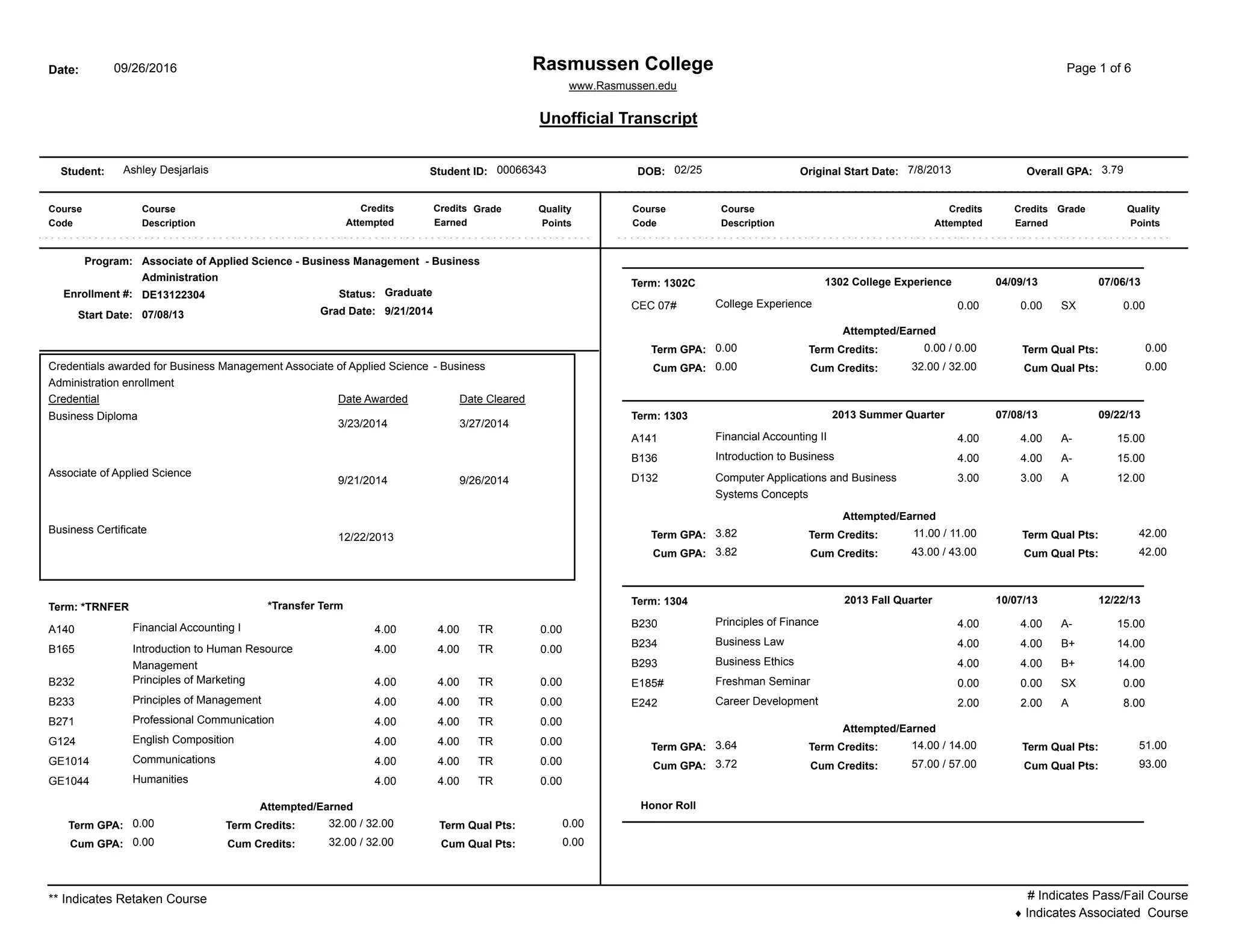 Transcript Bach | PDF