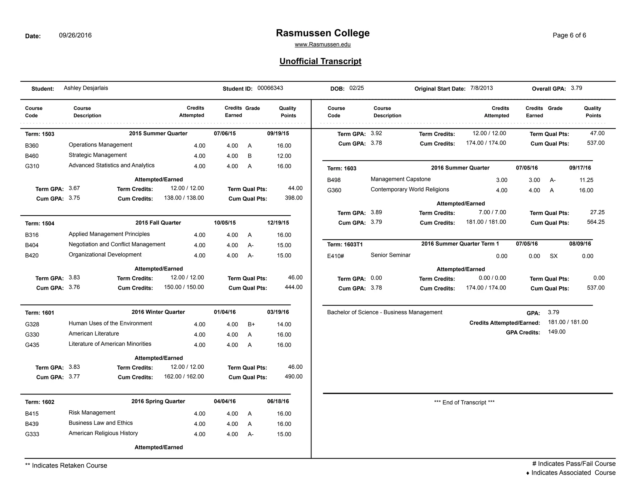 Transcript Bach | PDF