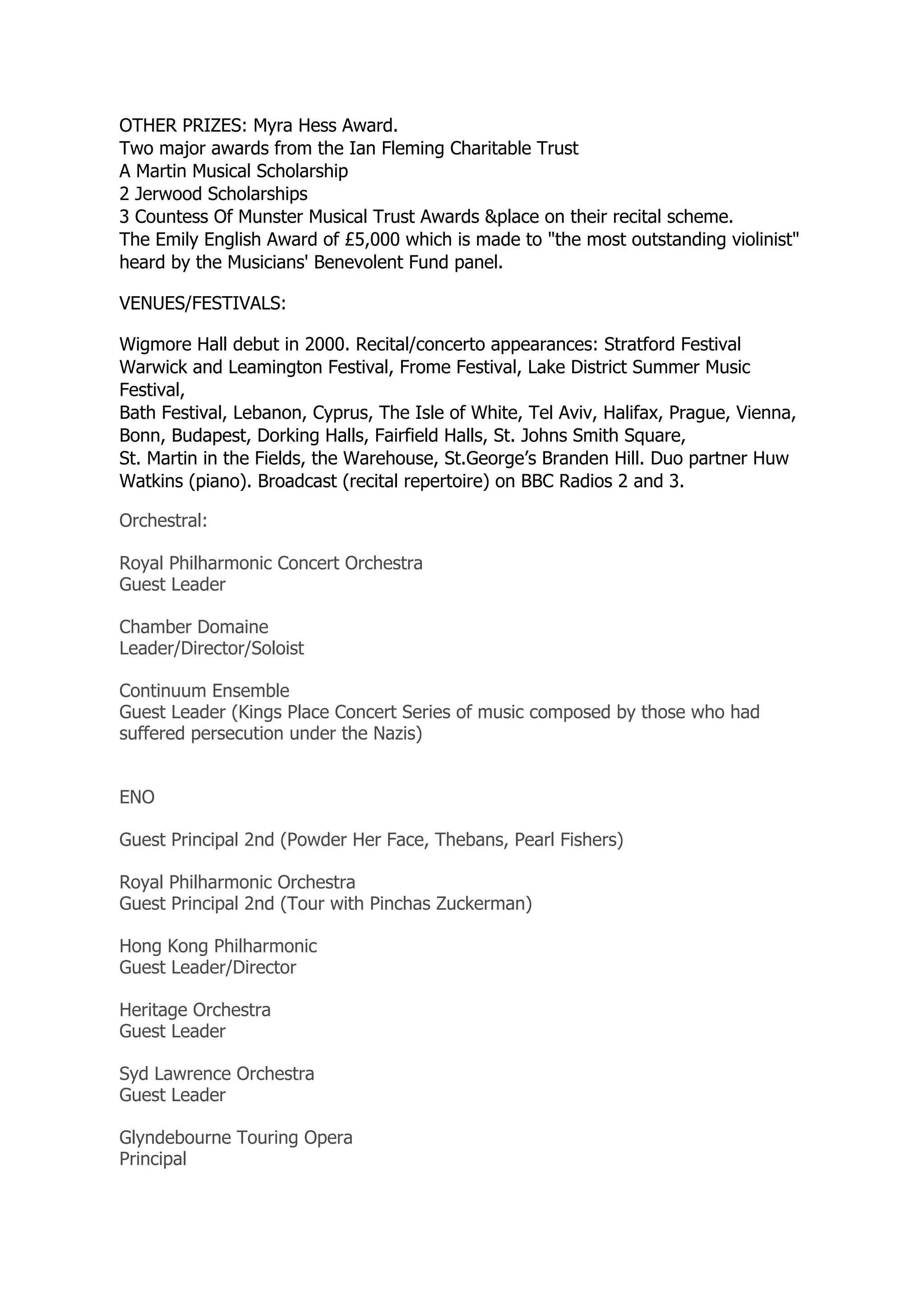 Tom Pigott-Smith Violin | PDF | Classical Music | Music