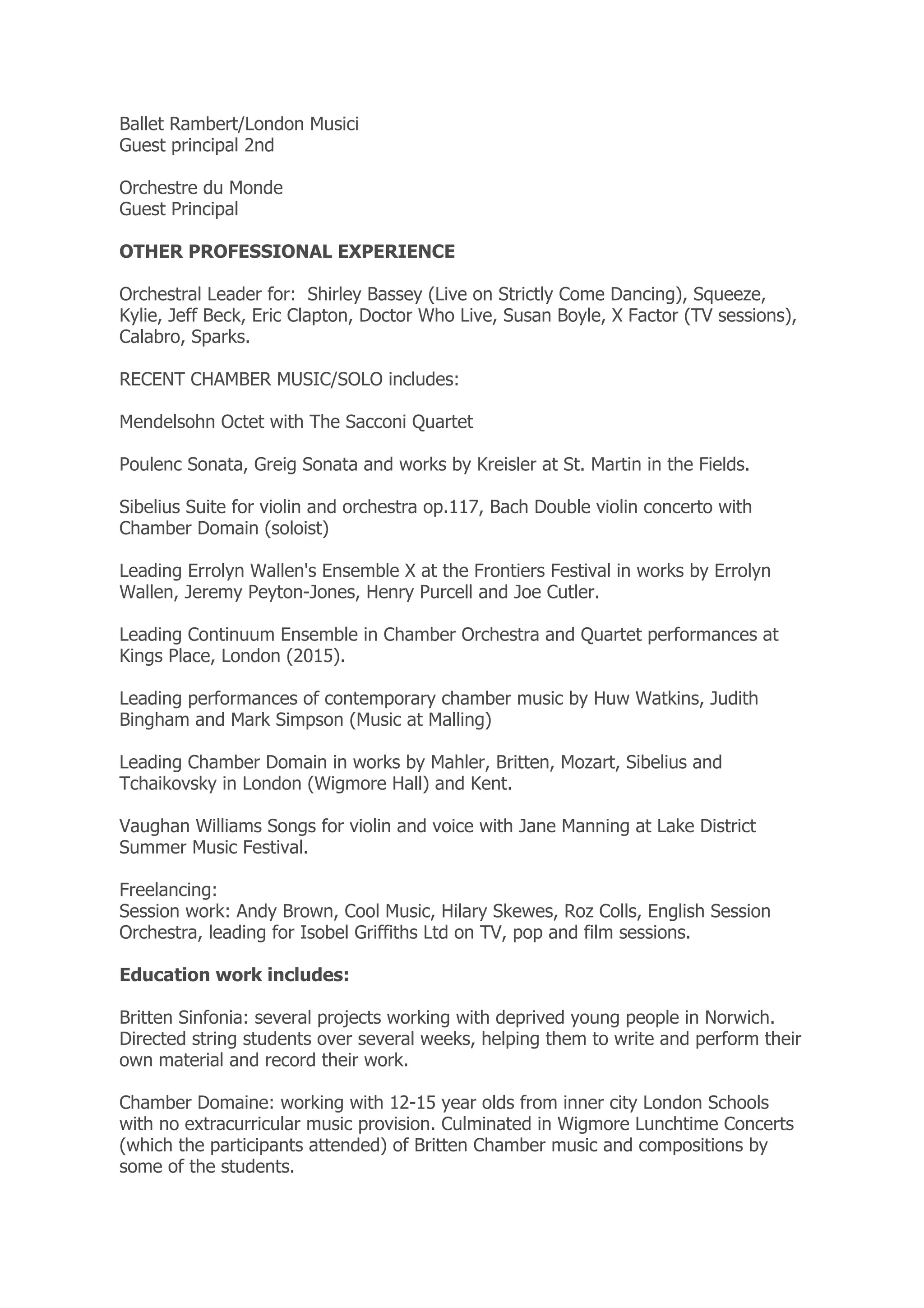 Tom Pigott-Smith Violin | PDF | Classical Music | Music