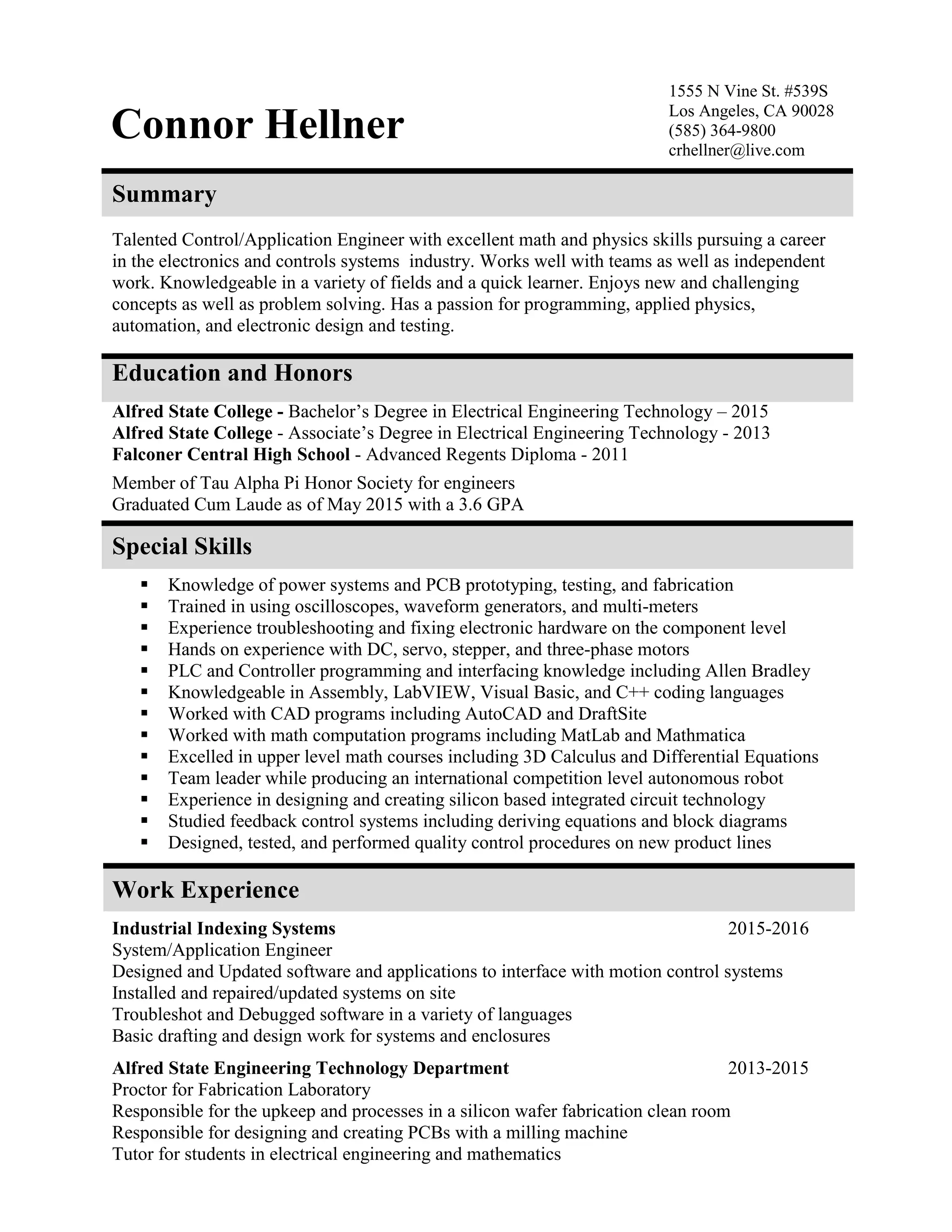 Connor_Hellner_Resume | PDF