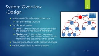 Design Presentation Distributed Monitoring tool | PDF | Operating ...