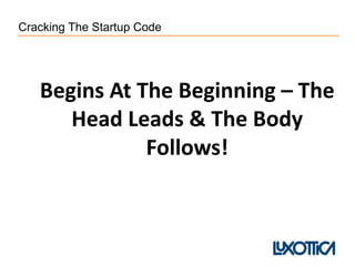 Cracking The Startup Code! | PPT