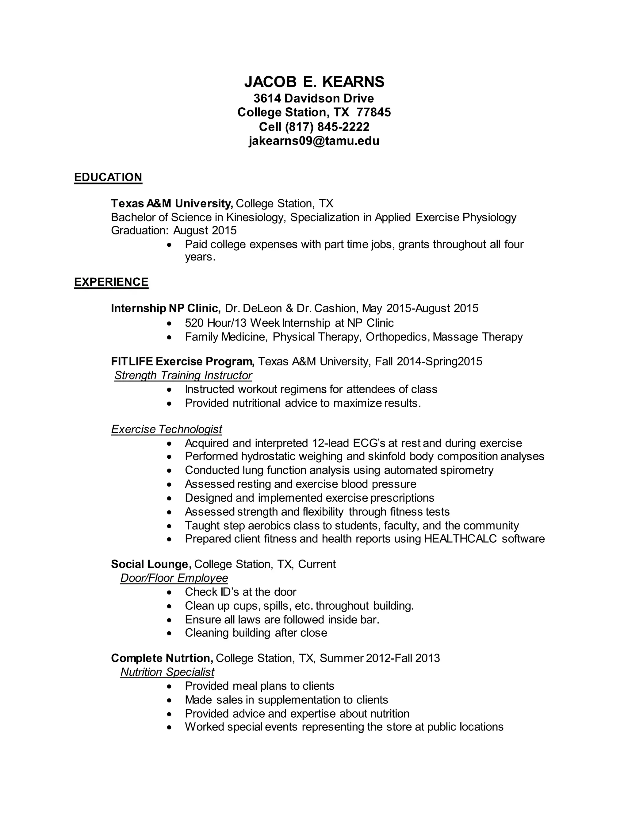 AEP Professional Resume | PDF