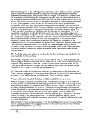 13-06-17 Notes on the NEC ECC Option C contract | PDF