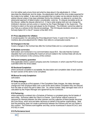 13-06-17 Notes on the NEC ECC Option C contract | PDF