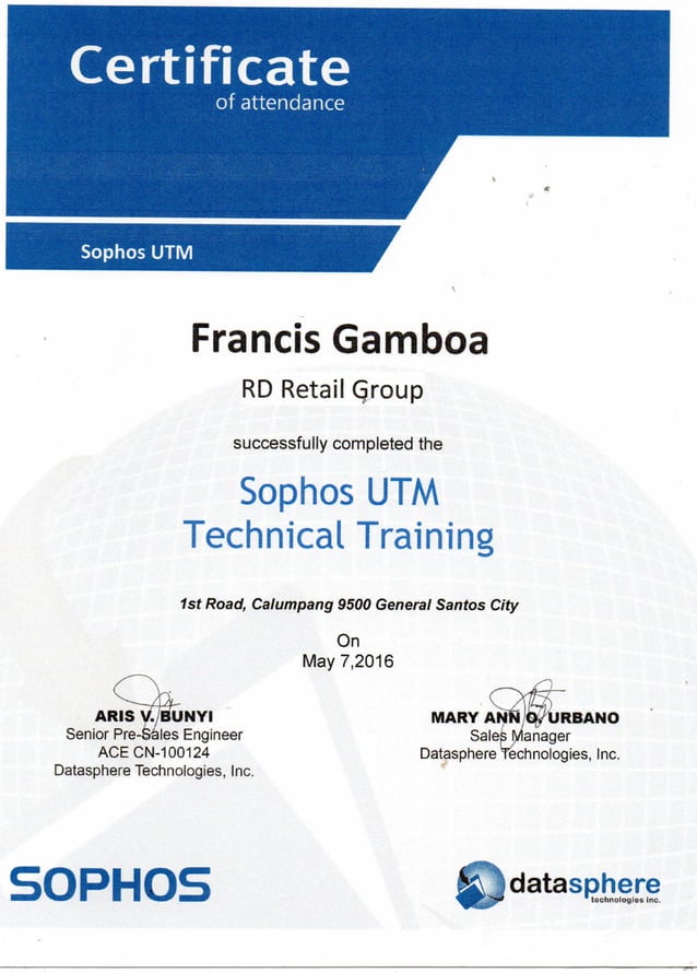 Sophos UTM Technical Training | PDF