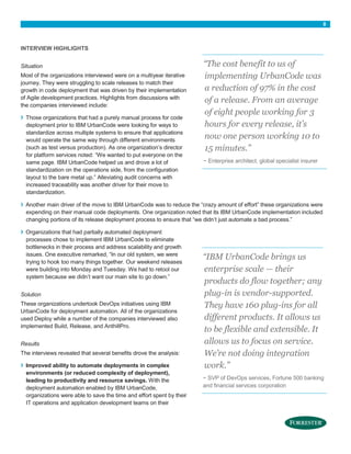 TEI of IBM UrbanCode_Forresterreport | PDF