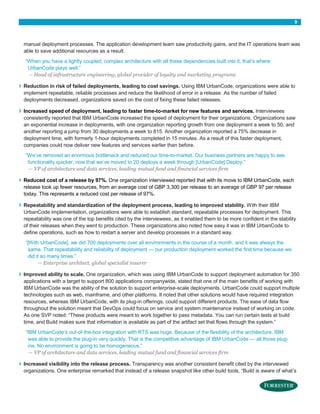 TEI of IBM UrbanCode_Forresterreport | PDF