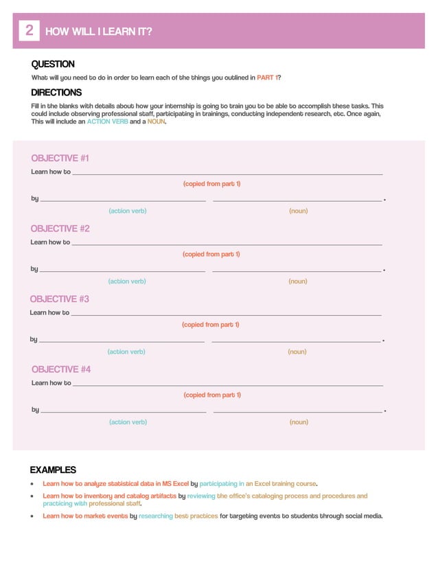 How To Write Learning Objectives | PDF