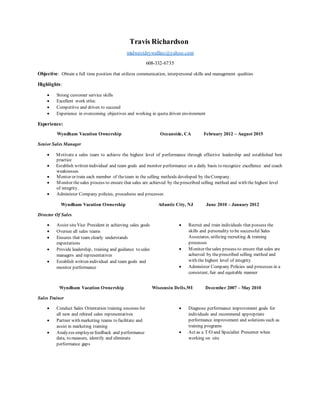 travis resume | DOCX