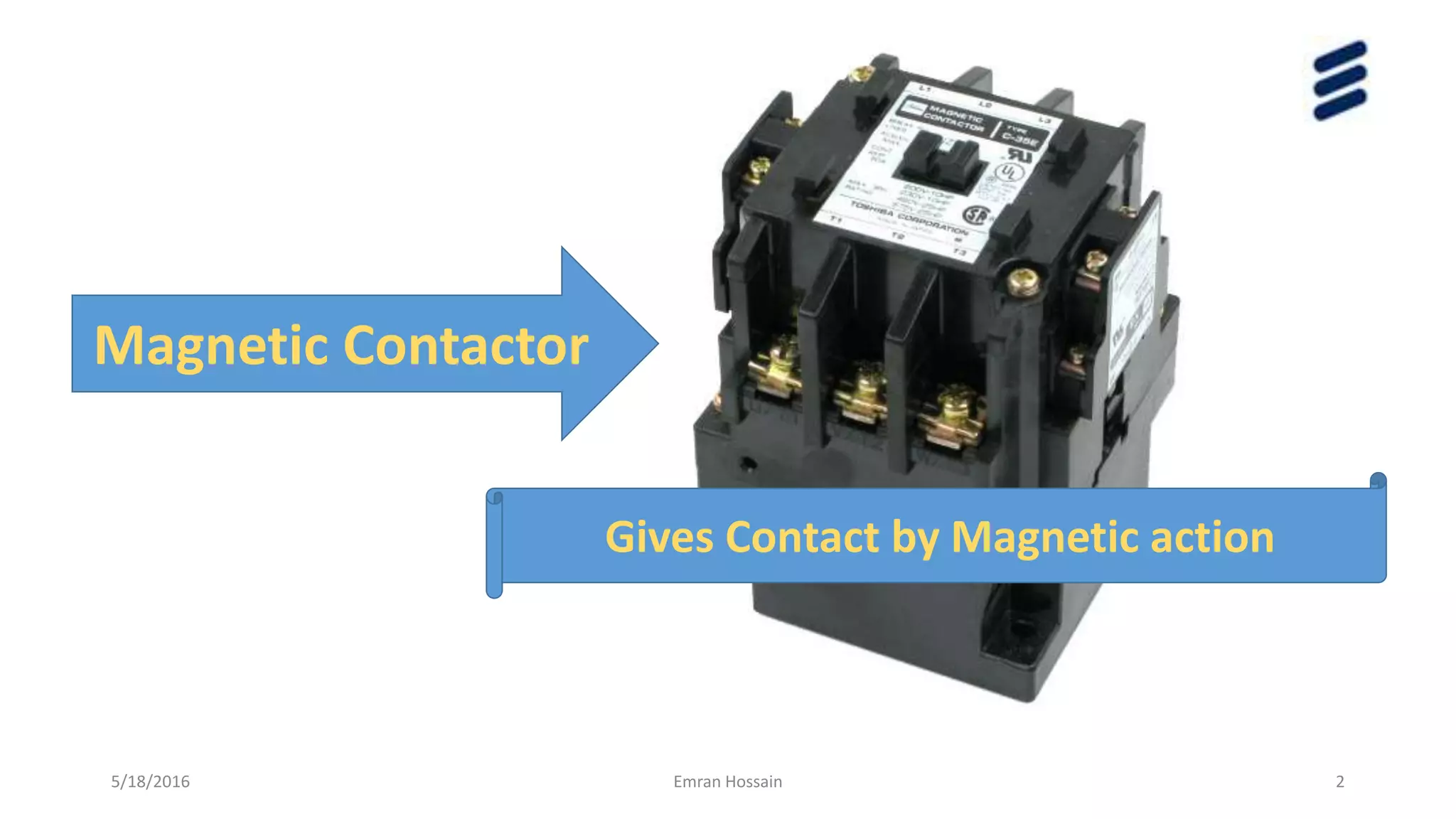 What Is Magnetic Contactor | PPTX