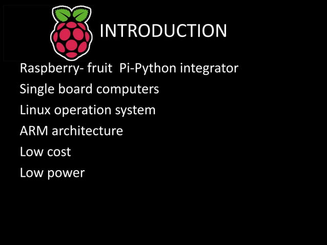 Raspberry pi | PPT