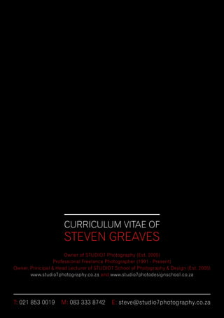 Steven Greaves CV 2015 | PDF