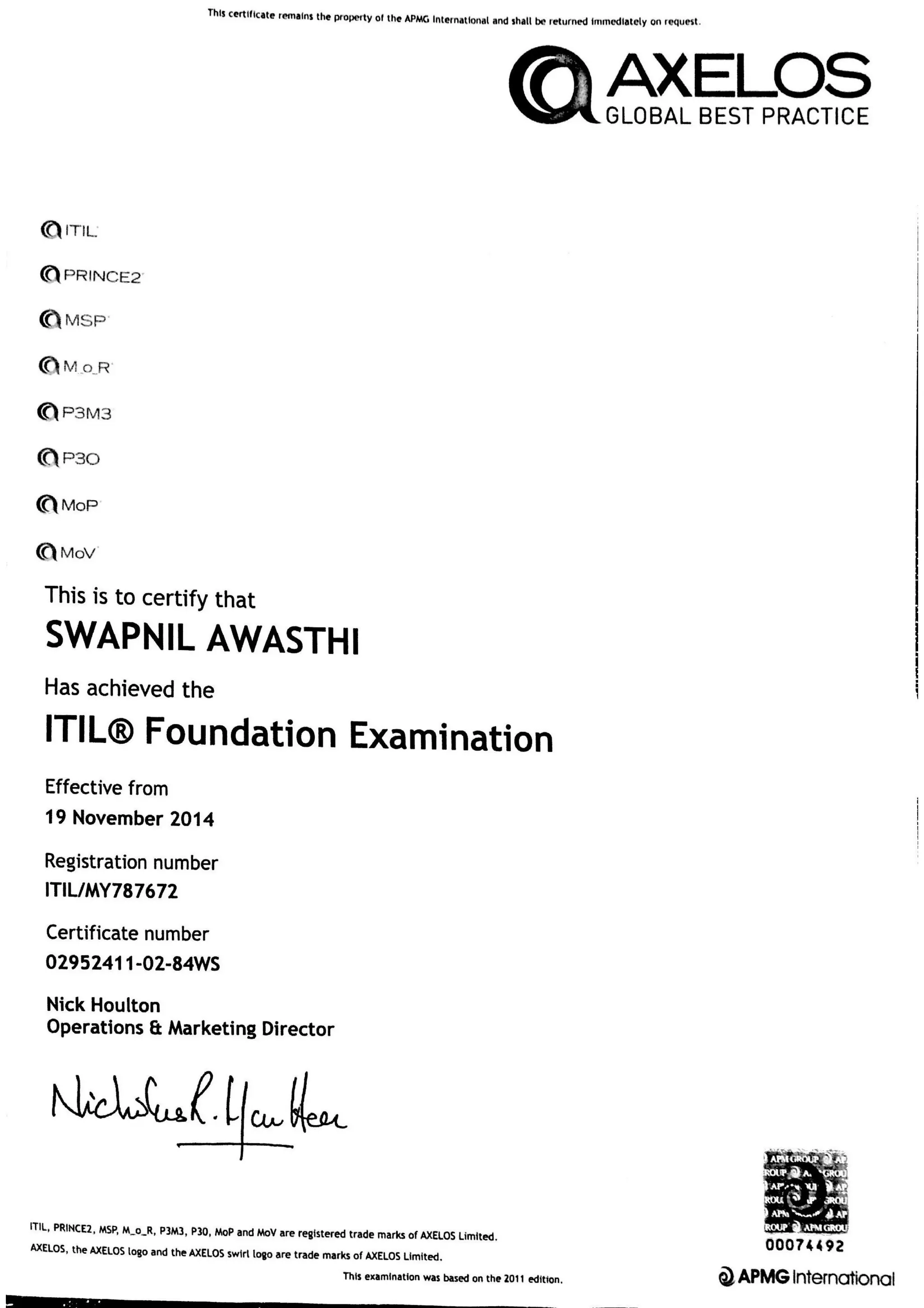 ITIL_Certification | PDF