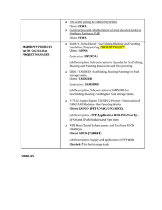 CV_SHIBU.NS_19-01-2016 | DOCX | Civil Engineering Industry | Industries