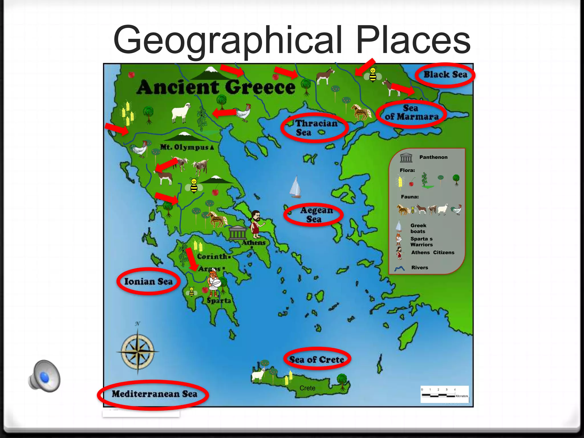 Ancient Greece Map | PPTX