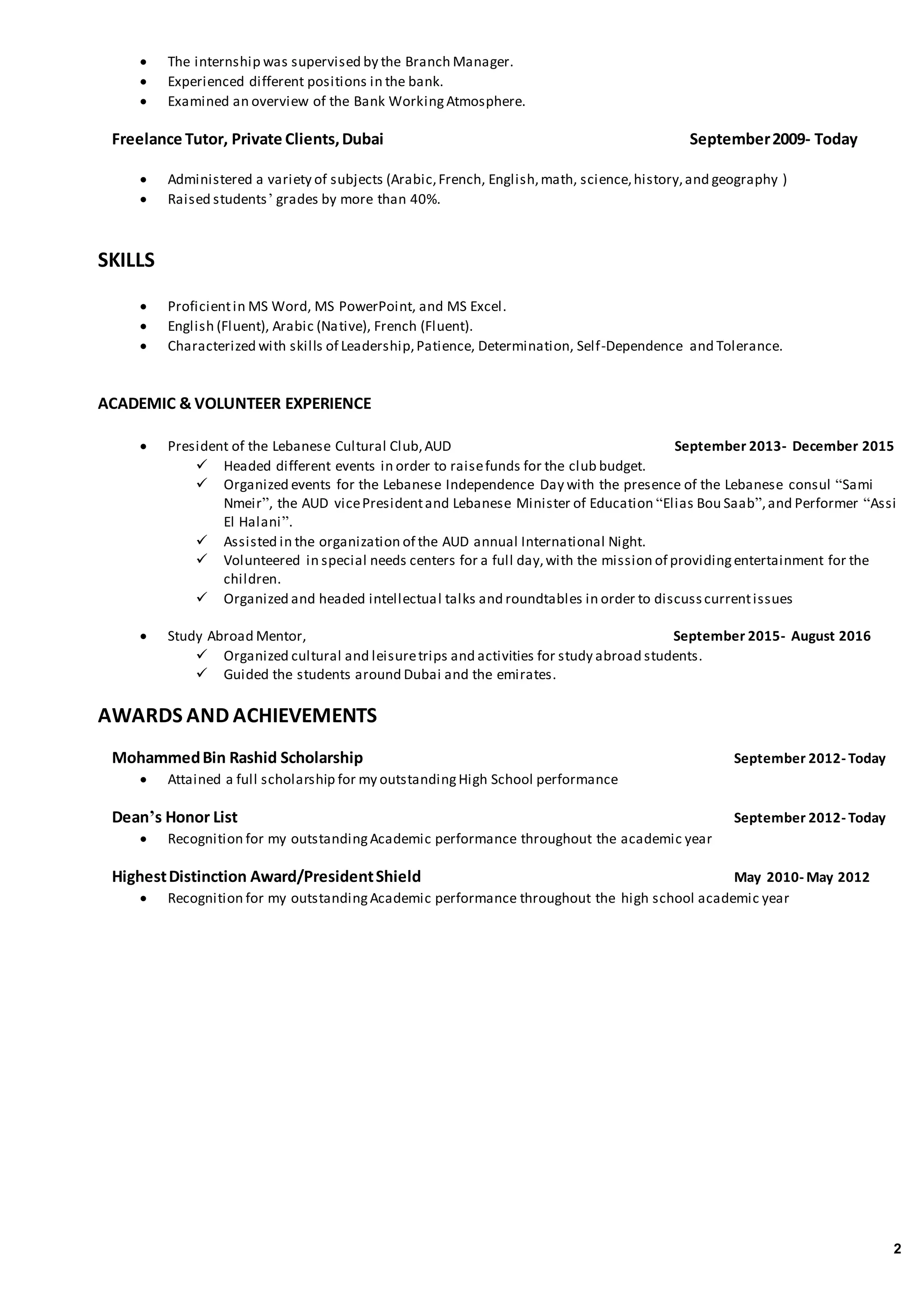 Fouad DiabMaalouf CV | DOCX