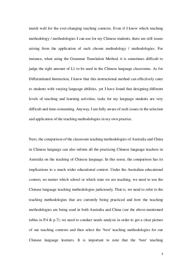 Brief Comparison Of Classroom Teaching Methodologies Brief Comparison Of Classroom Teaching Methodologies