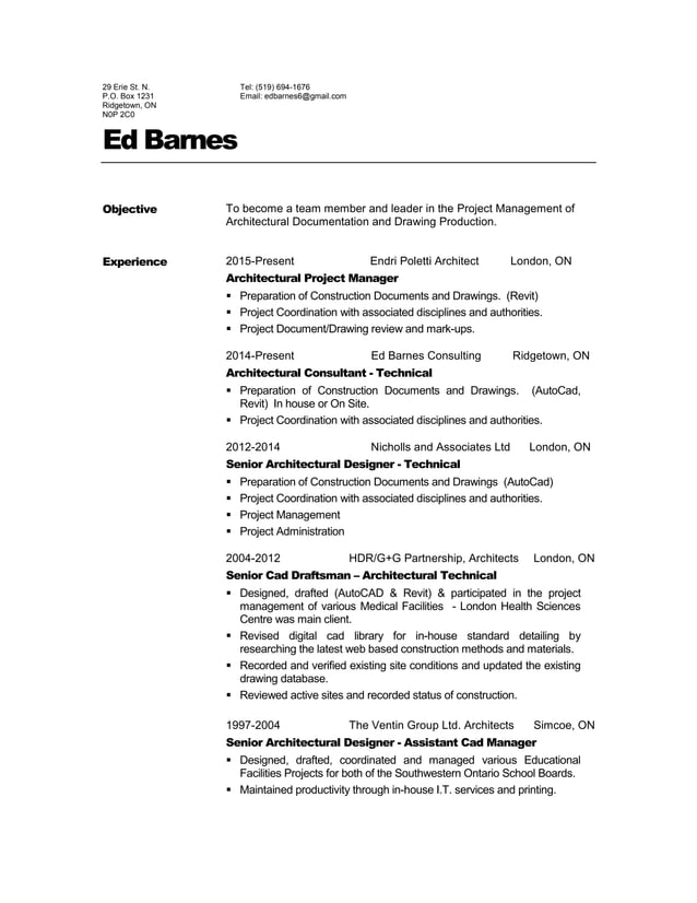 Resume_2016_Ed_Barnes | PDF