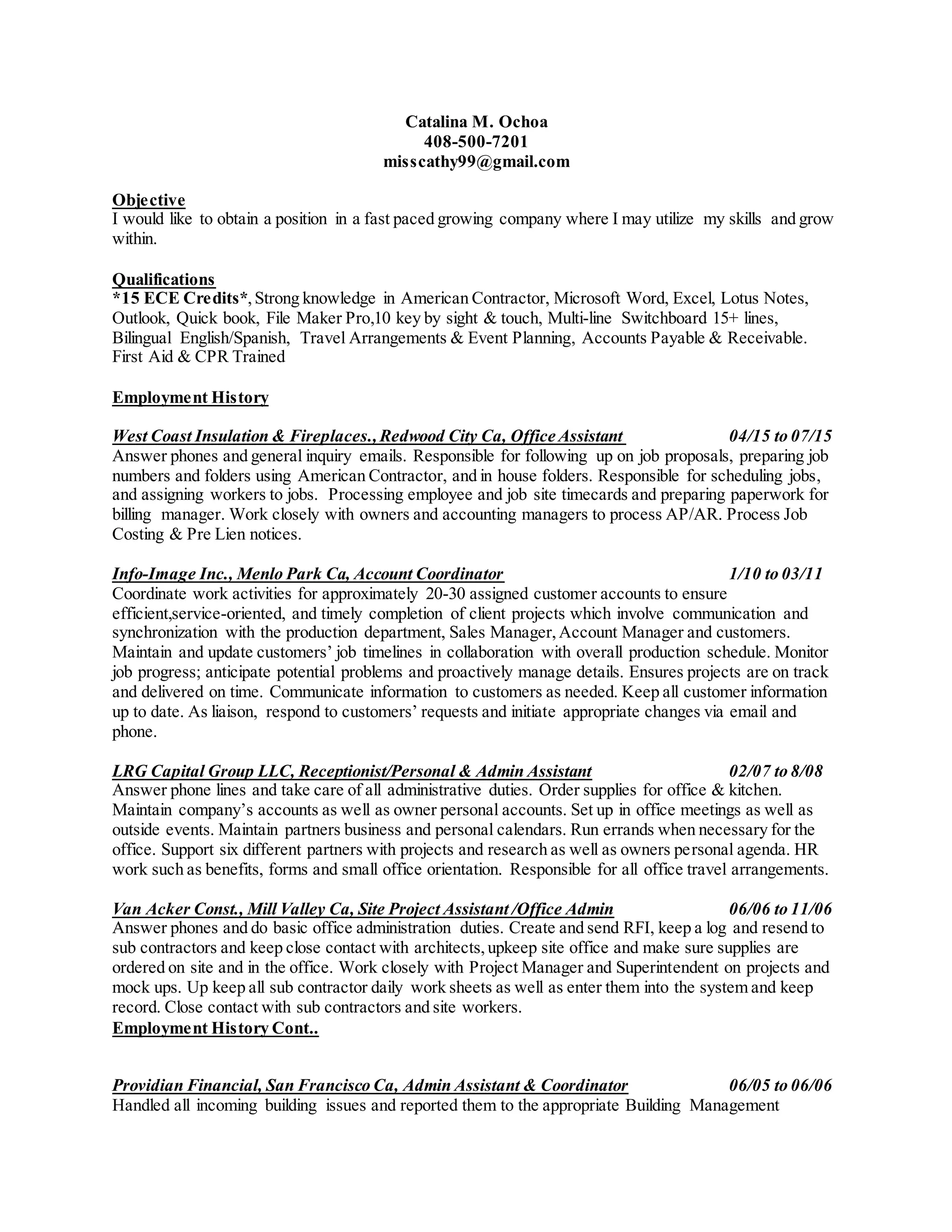CATHY RESUME 15 | DOCX