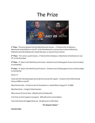 Reign World Cup | DOCX | Soccer | Sports