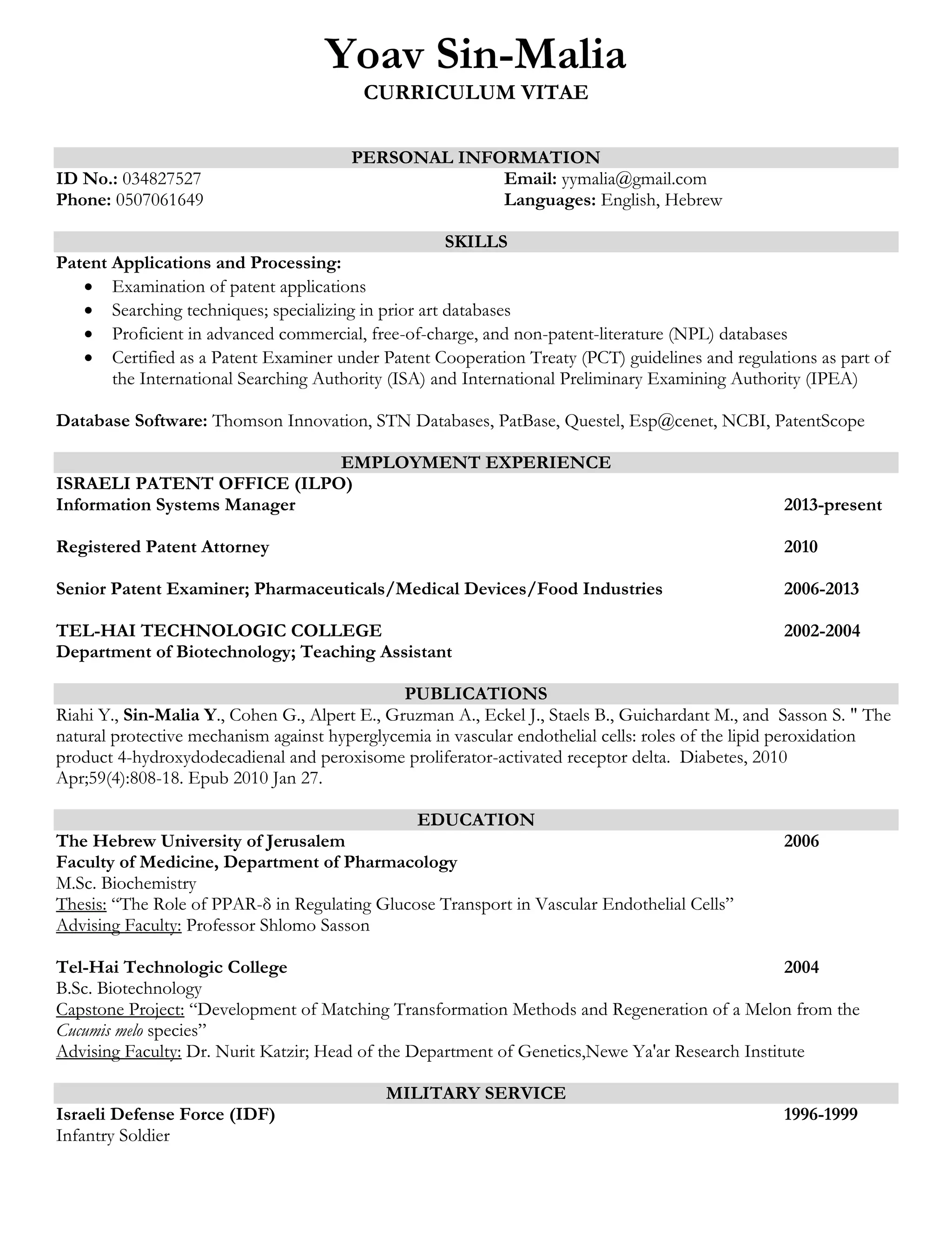 yoavsinmalia_resume | PDF