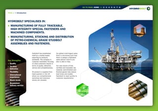 Hydrobolt- Brochure | PDF | Commodities | Economy
