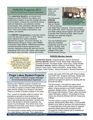FORCES Spring 2016 Newsletter | PDF