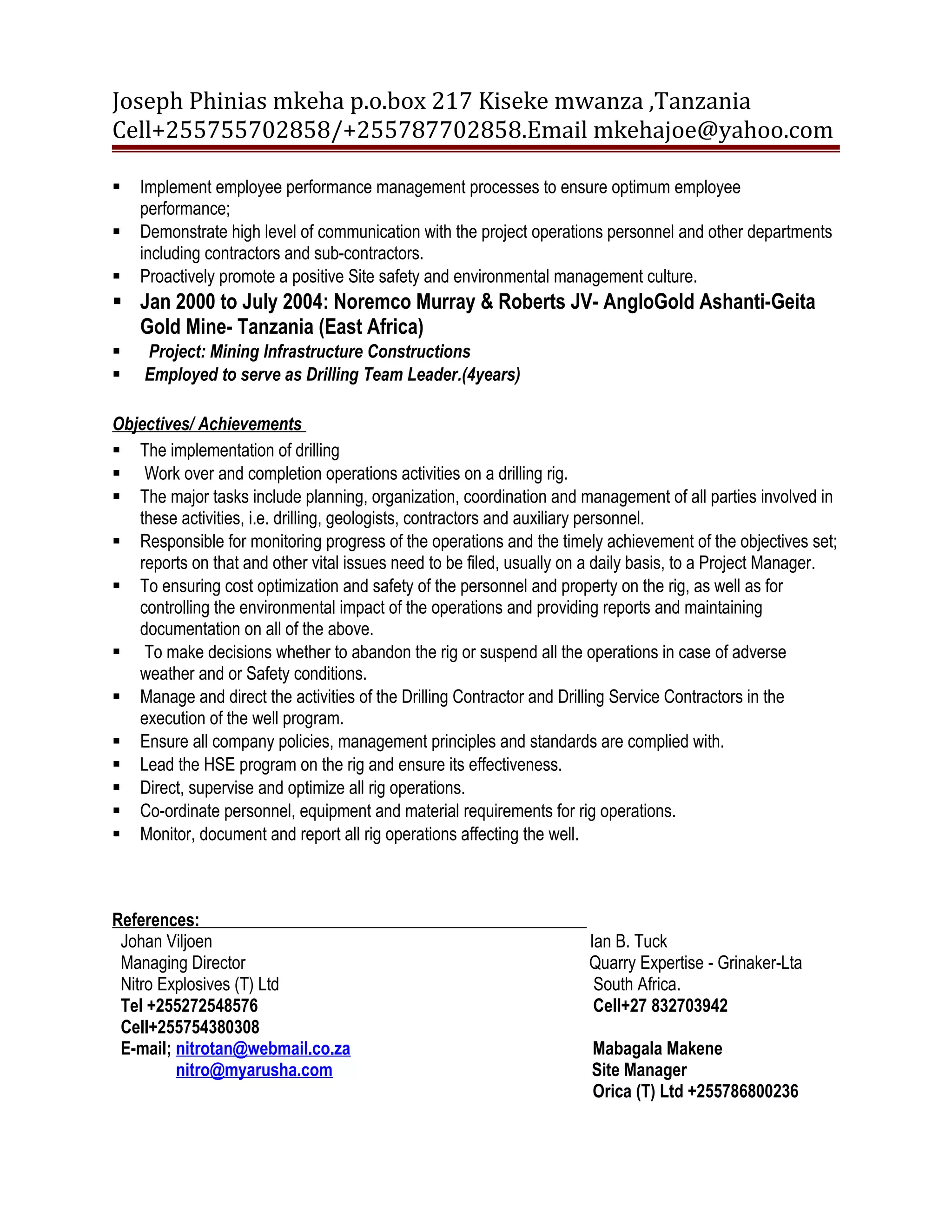 mkeha resume 2 | DOC