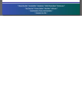 Southwestern Power Administration PR Smith | PDF