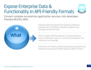 5 Pillars of API Management | PPT