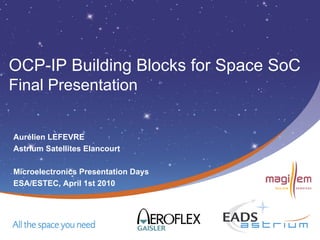 OCP-SPIRIT-Final-v5 | PPT