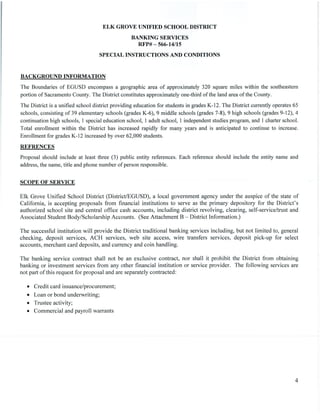 Banking Services RFP FINAL | PDF