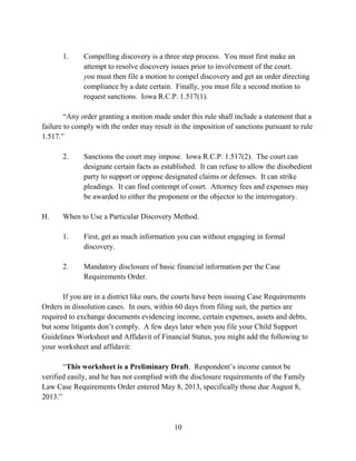 Discovery outline 9-28-13 | PDF
