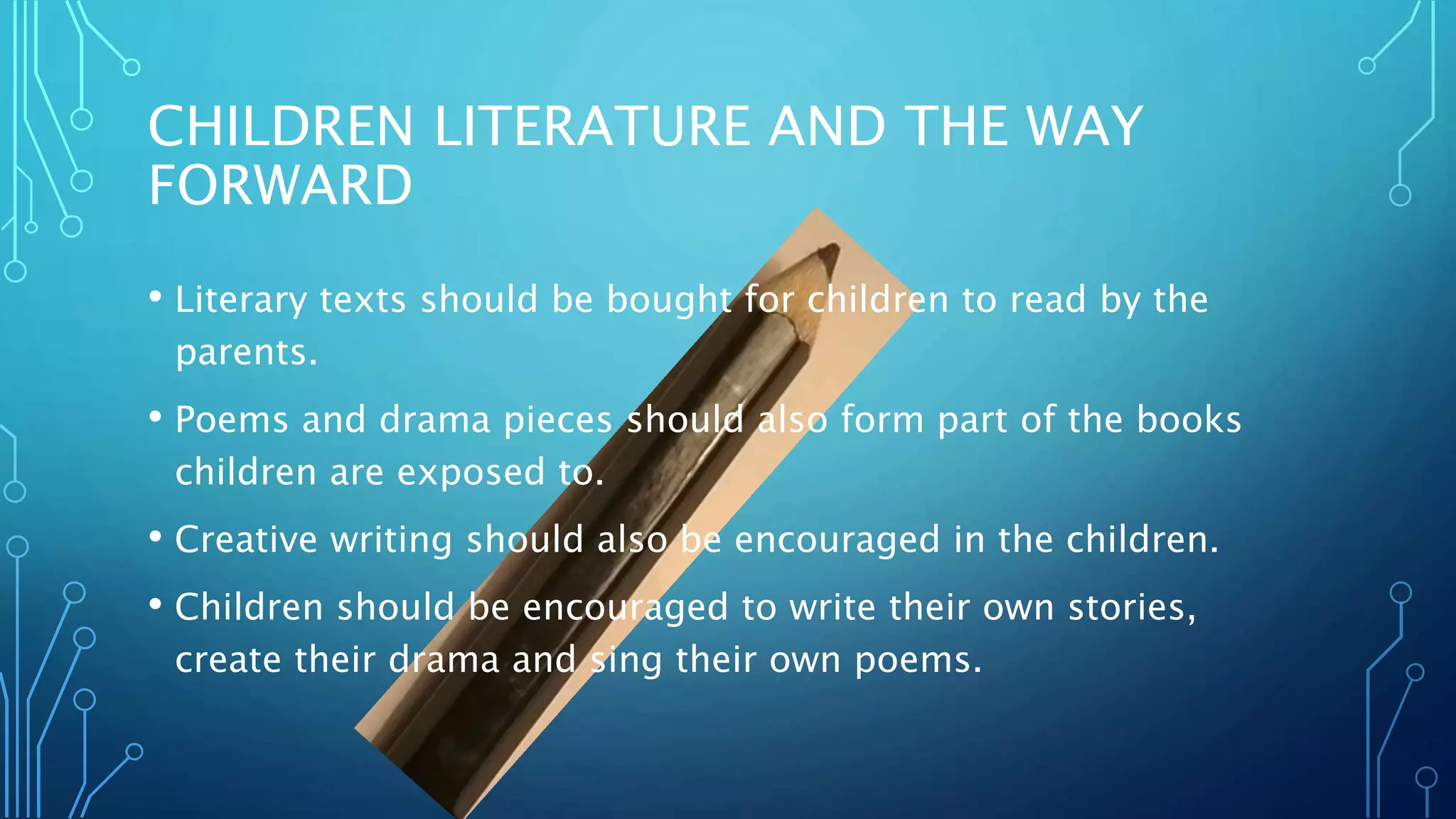 CHILDREN LITERATURE | PPTX