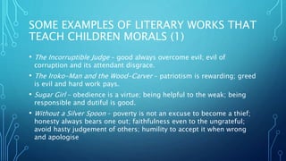 CHILDREN LITERATURE | PPTX