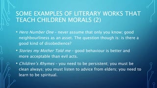 CHILDREN LITERATURE | PPT