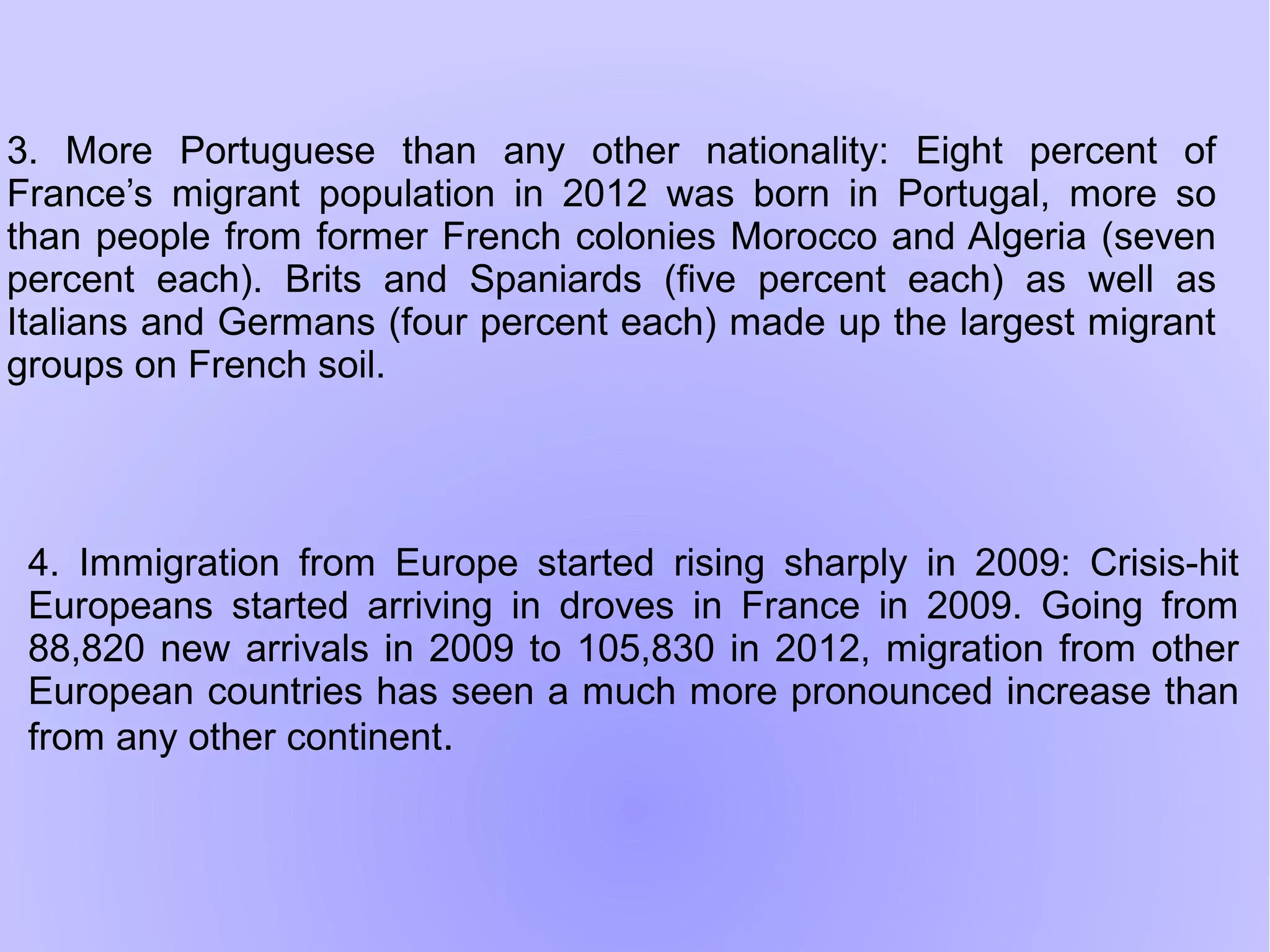 Immigration in France | ODP