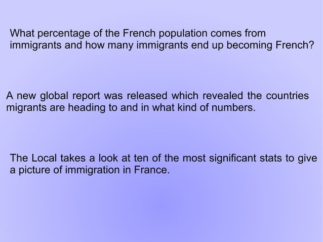 Immigration in France | ODP