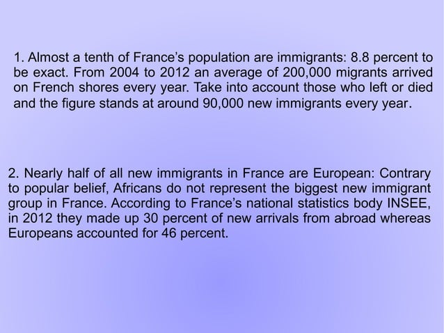 Immigration in France | ODP