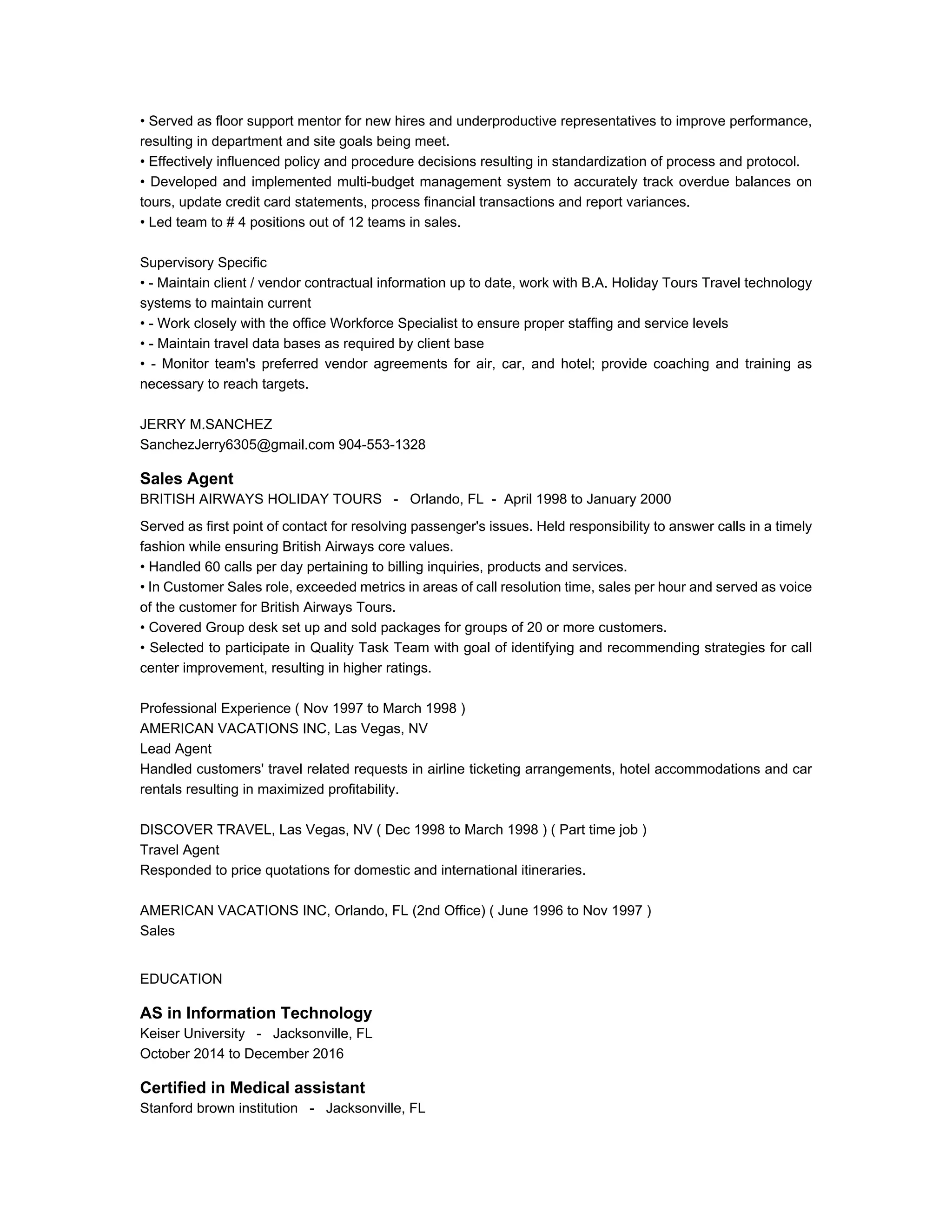 Jerry - IT Resume | PDF